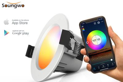 Cina controllo di voce del proiettore della lampadina RGBCW della maglia LED di 5W Smart Bluetooth in vendita