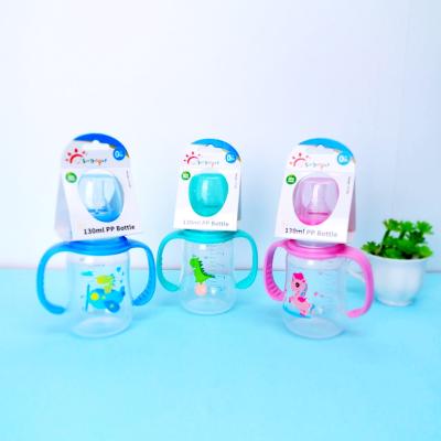 Chine 5 oz 130 ml bouteille standard pour nourrir bébé avec double poignée PP à vendre