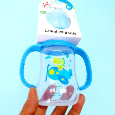 Chine 5 oz 130 ml bouteille standard pour nourrir bébé avec double poignée PP à vendre