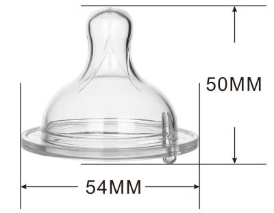 Chine Les premiers éléments essentiels Bouteille de silicone pour bébé Mamelons, débit lent à vendre