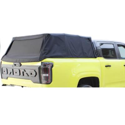 Chine Tout noir 2024 Soft Top Truck Canopy pour 2015 F150 Taille personnalisée et haute étanchéité à vendre