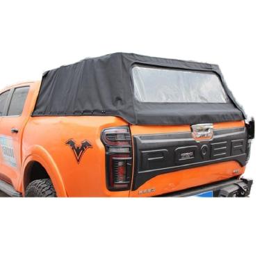 Chine Tout noir 2024 Soft Top Truck Canopy pour 2015 F150 Taille personnalisée et haute étanchéité à vendre