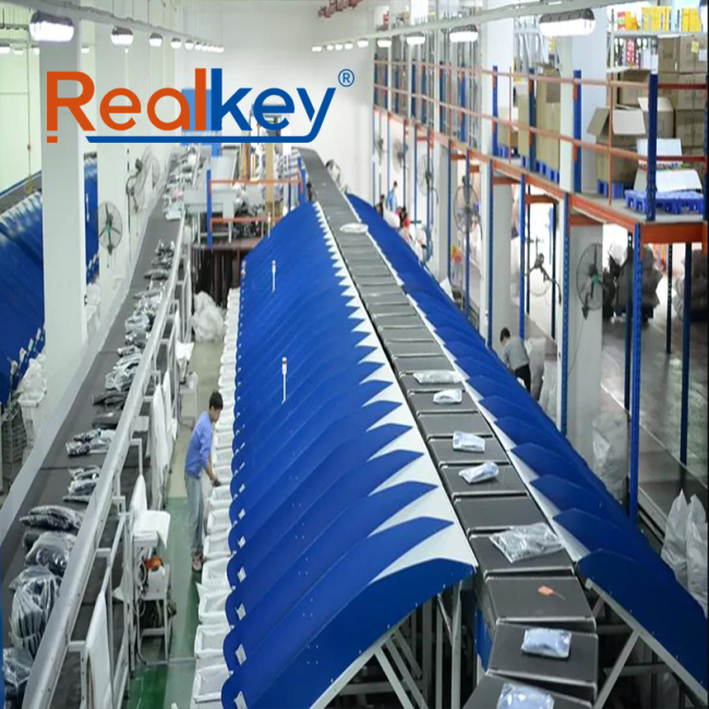 Realkey Cross Belt Sorter technical diagram