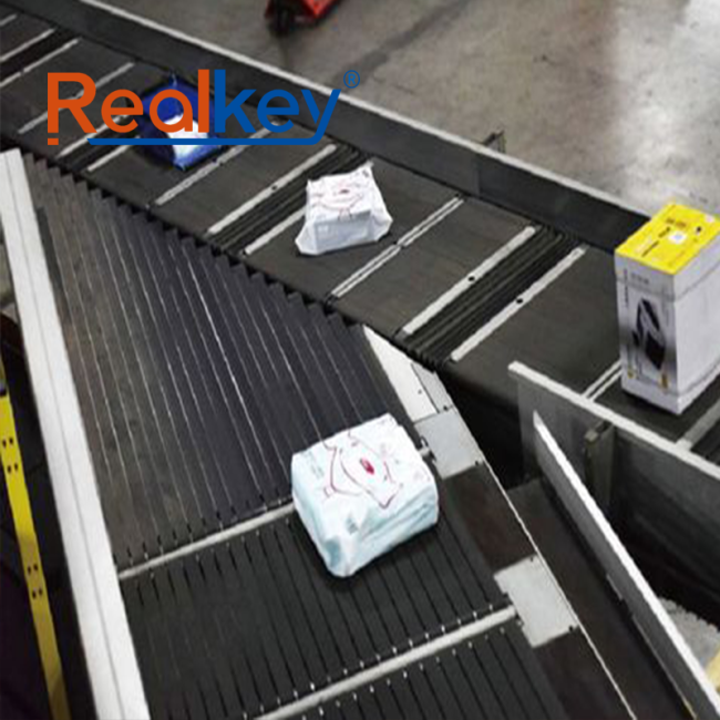 Technical diagram of Cross Belt Sorter