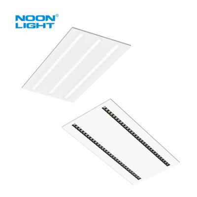 China 40W/60W 3000K/6000K 6400lm/9600lm CRI80/90/95 Luz LED Grid Adequada para comercialização em aço pintado em pó branco à venda