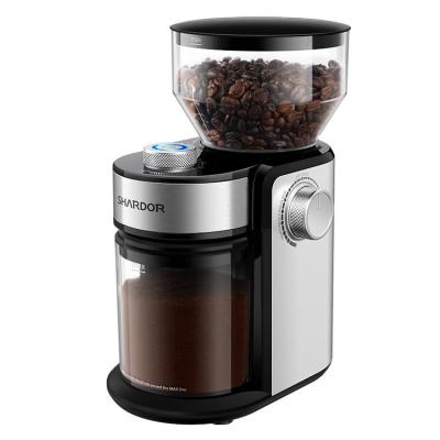 Cina Serratura stridente Burr Flat Silver di Safty di 12 della tazza della lama regolazioni di Burr Coffee Grinder 16 elettrici in vendita