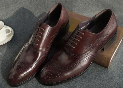 Cina Scarpe di cuoio di Oxford degli uomini stretti di stile, le scarpe comode degli uomini moderni dell'ufficio in vendita