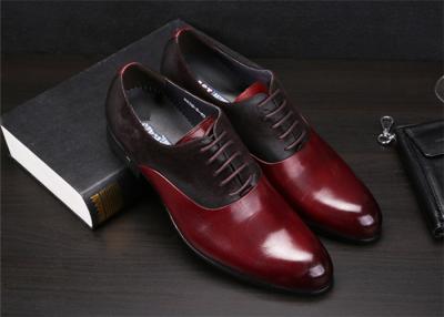 Cina Colori bloccando il modo classico delle scarpe di vestito superiore con cuoio e pelle scamosciata che cucono insieme in vendita