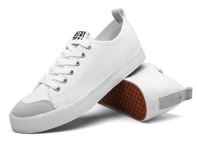 Cina Il minimo coreano del pattino di stile ha tagliato le scarpe di tennis del panno, uomini/furgoni superiori bassi delle donne in vendita