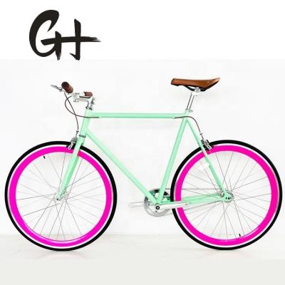 700C American CE CPSC Chinese Fixie Gear Single Speed Bike Length m 1.8 Steel