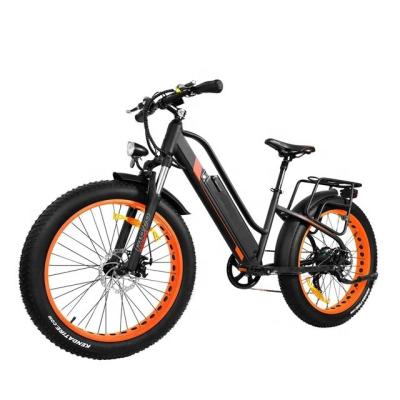 Chine 26 pouces 1000W 48V 17AH batterie au lithium 7 vitesses vélo de montagne électrique pour hommes adultes à vendre