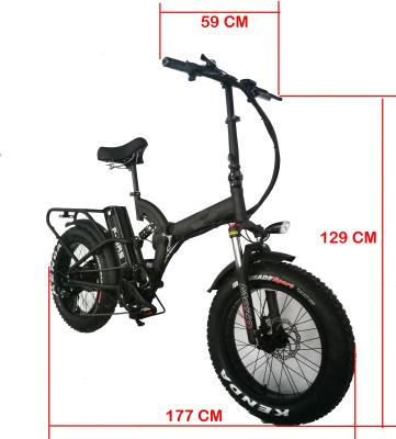 중국 48V 21AH 풀 서스펜션 1000W 20