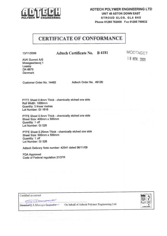 FDA - DONJOY TECHNOLOGY CO., LTD