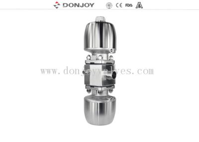 China DN25 Multiport Sanitary Diaphragm Valve , Three Ports Two Control Valves for sale