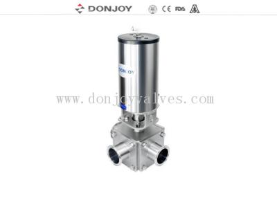 Cina PTFE L saldata guarnizione valvola a sfera sanitaria del porto SS316L DN10 in vendita