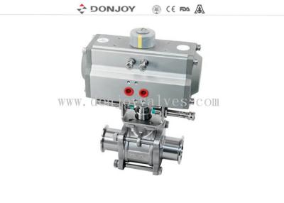 Cina Valvola a sfera pneumatica di modo DN25 della bevanda 2 di BPE SS316L in vendita