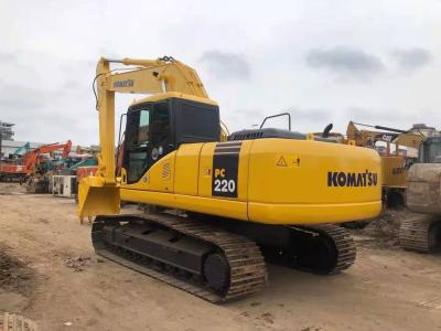 中国 PC220-7 スイング速度11.7rpmと総輸送高さ3015mmの中古コマツー掘削機 販売のため