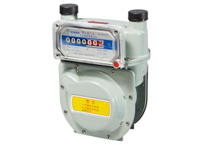 China Diaphragm Smart Meters , Household Membrane Gas Meter Aluminium Shell TG - J1.6 2.5 for sale