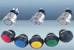 China O metal pequeno iluminou o interruptor de tecla/luz piloto de aço inoxidável momentânea à venda