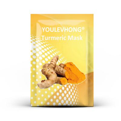 Chine Unisexe certifié GMP YOULEVHONG Masque facial éclatant au curcuma pour tous les types de peau à vendre