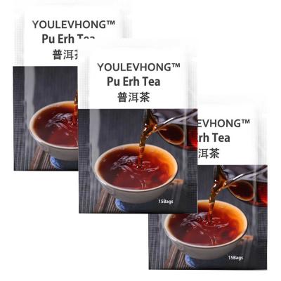 중국 푸르차 토양 향기 Woody Raw Pu erh Tea with Dark Red Brewing Temperature 95°C 판매용