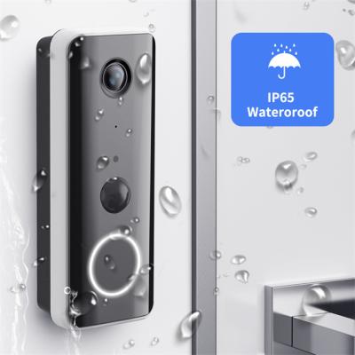 Κίνα Έξυπνη ζωή τηλεοπτικό Doorbell Wifi πλήρες Hd τηλεοπτικό Doorbell CE PIR Tuya με τον κτύπο προς πώληση