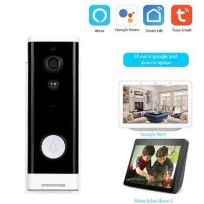 중국 앱 제어 IP65 스마트 비디오 초인종 피르는 투야 도어 뷰어를 깨웁니다 판매용