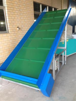 China Transportador de correa de alimentación de goma de PVC, banda transportadora de goma con resbalón en venta