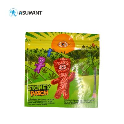 Cina Le borse commestibili di imballaggio per alimenti saldano a caldo la piccola bustina della chiusura lampo per il birillo Candys dell'orso di Gummies in vendita