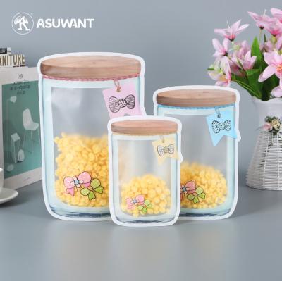 Cina Stampa a prova d'umidità di CMYK MOPP Mason Jar Snack Bags Gravure in vendita