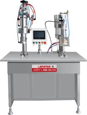 China Semi Automatic Bag on Valve Aerosol Filling Machine for sale