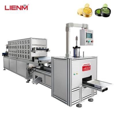 China New Automatic Cosmetic Crystal Eye Mask Filling Machine Forming Line For Skin Care Eye Patches Gel for sale