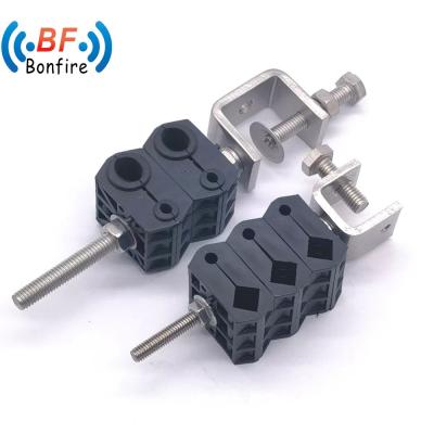 Chine Clampe en plastique facile à utiliser pour les câbles d'alimentation et les fibres sur le site de télécommunications 4,5 mm-23 mm de diamètre à vendre