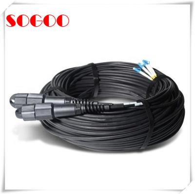 Armoured Optical Cable Assembly Outdoor Cable PDLC / DLC For RRU BBU ZTE