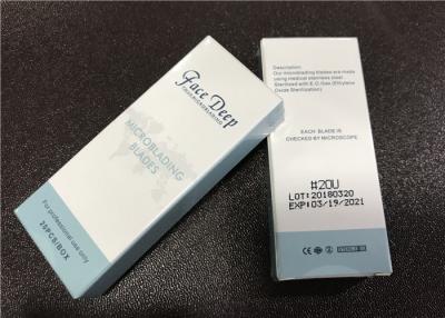 China NANO--0.16mm Microbladimg Blatt-dauerhafte Make-upnadeln Elementaroperations-Gas-Sterilisation zu verkaufen