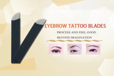 China Nadel Microblading-Nadeln des Schwarz-14 für dauerhafte Augenbrauen-Tätowierung zu verkaufen