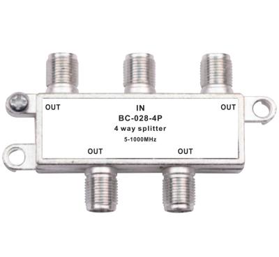 Cina Highfly 1 In 4 Out Splitter Indoor 5-1000MHz 4 Way Satellire Wide Band Catv Splitter in vendita