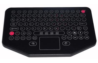 Китай Динамическая черная промышленная клавиатура мембраны IP68 с touchpad продается