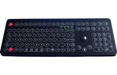 Китай Клавиатура мембраны настольного компьютера IP68 промышленная с оптически trackball продается