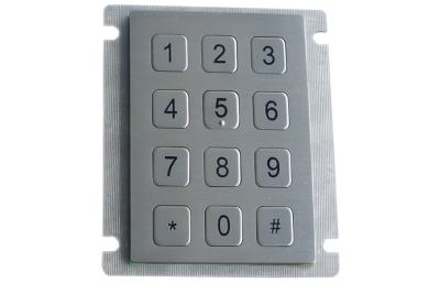 Cina Tastiera stimata dinamica del distributore automatico della prova del vandalo IP65 con il breve colpo con 12 chiavi in vendita