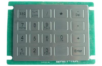 Cina Tastiera stimata dinamica del distributore automatico della prova del vandalo IP65 con il breve colpo con 20 chiavi in vendita
