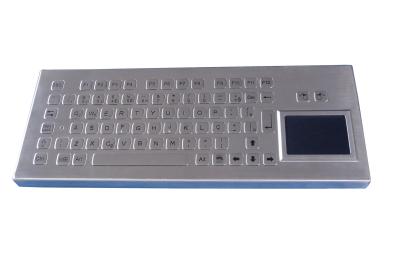 Cina tastiera industriale dell'acciaio inossidabile con il touchpad e le chiavi funzionali in vendita