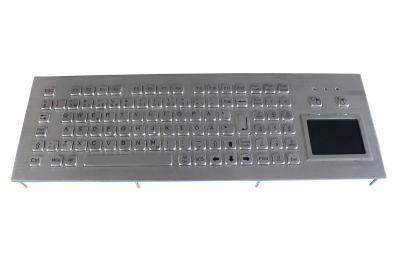 Cina Tastiera dell'acciaio inossidabile del chiosco della prova del vandalo della tastiera IP65 con il touchpad e la tastiera ed il tasto funzione resi resistente in vendita