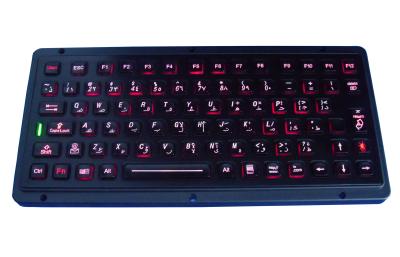 中国 IP65 動的破壊者の証拠の FN の産業 PC のキーボードはバックライトの軍隊の選択を調整します 販売のため