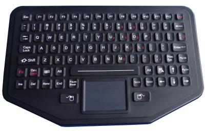 Cina Sigillata dinamica IP68 & ha reso resistenti le tastiere industriali e militari del silicone con il touchpad del &rubber di tocco in vendita