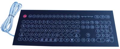 China Teclado impermeable del soporte del panel, teclado de membrana industrial con llaves del FN en venta