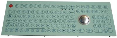 China Teclado industrial del soporte del panel de la membrana con el Trackball óptico en venta