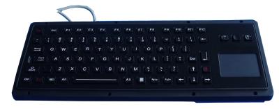 Cina tastiera industriale della prova del sale della rana 85key con il touchpad per l'applicazione marina in vendita