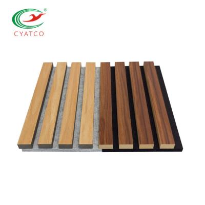 Cina Quercia naturale sana pratica del pannello acustico di Slatwall per il soffitto in vendita