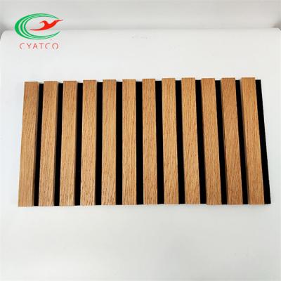 Cina Materiale pratico antiacustico del poliestere del MDF dei pannelli di parete di legno del soffitto in vendita